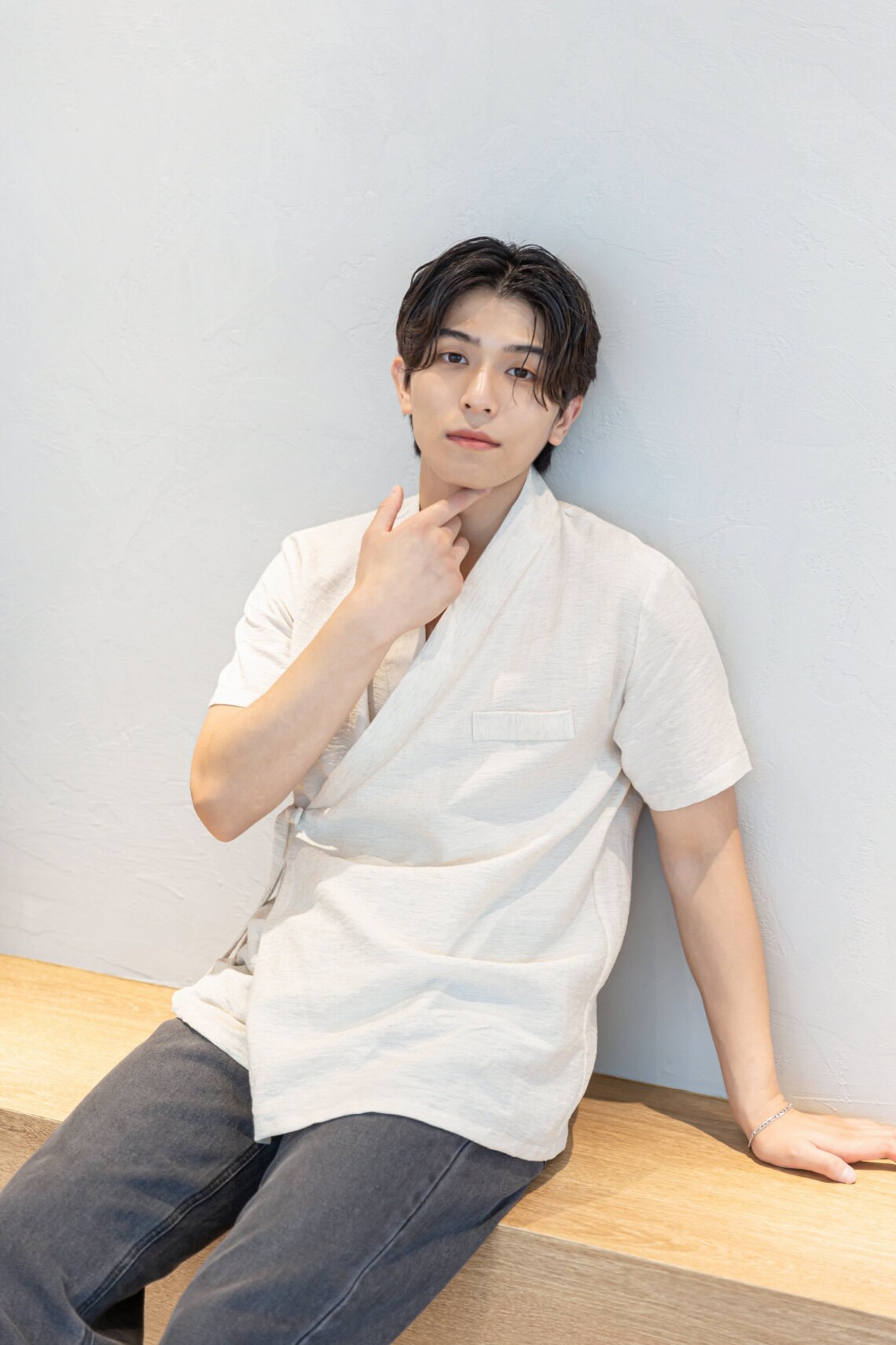 Hanbok Linen Shirt for Men Korean Modern Hanbok Short Sleeve - Etsy