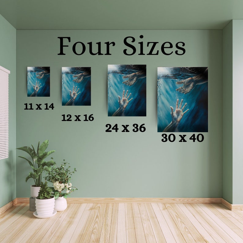 Jesus Save Me Hand of God Wall Art Gods Hand Come Follow Me Christian ...