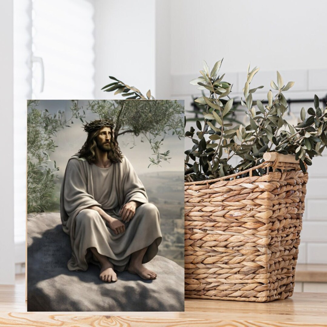 Easter Oil Painting Collection. Gethsemane. Easter Church Decor Wall ...