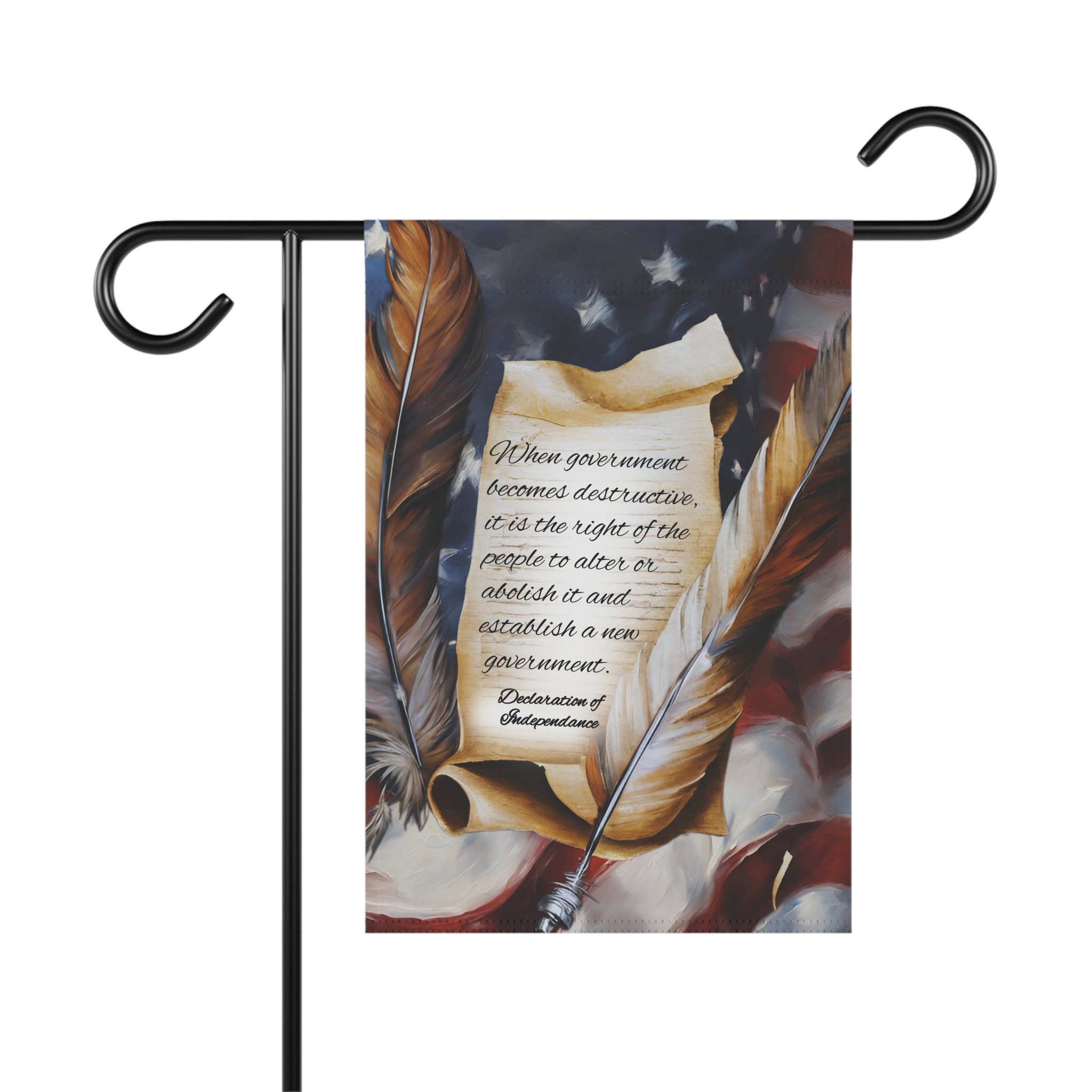 Declaration of Independence Banner Flag - Etsy