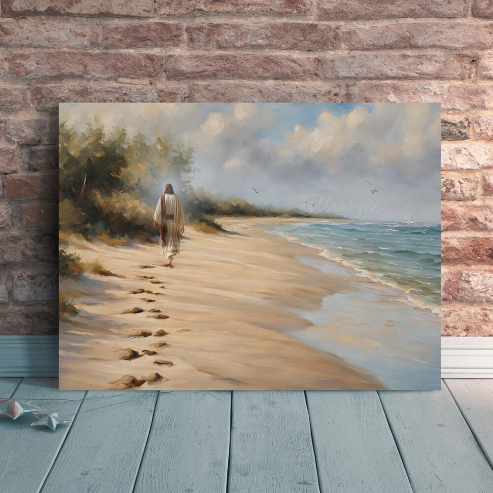 Jesus Christian Bible Verse Wall Art Landscape Wall Art Ocean Wall Art ...