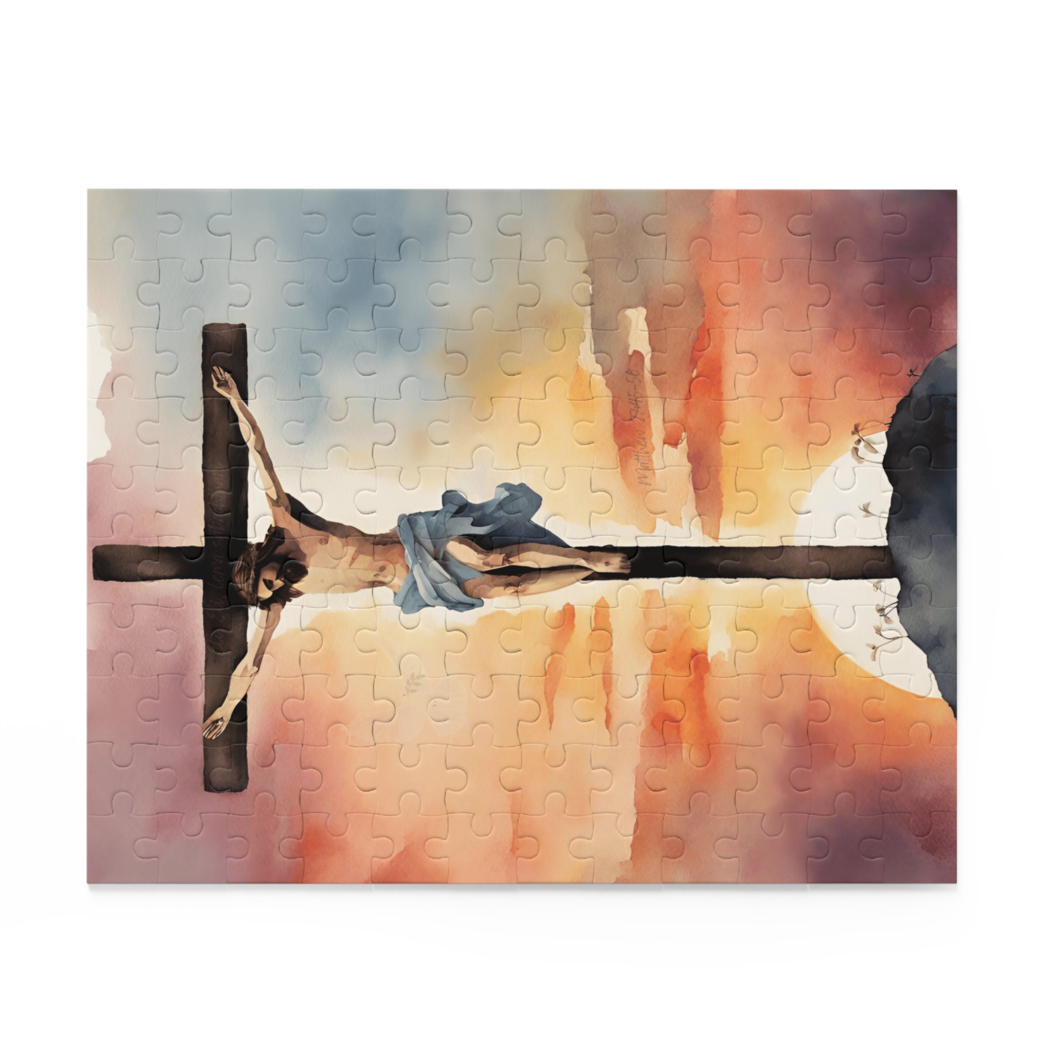 Jesus Crucified Puzzle Gift for Grandma Gift for Grandpa Nursing Home ...