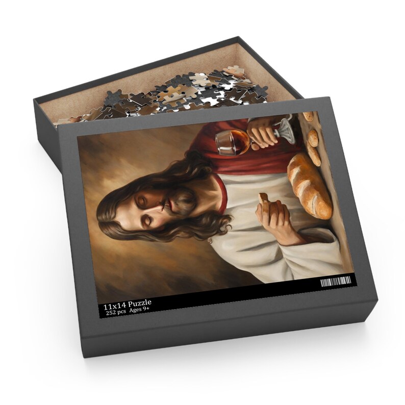 The Last Supper Puzzle (120, 252, 500-piece) Jigsaw Family Puzzle Gift ...