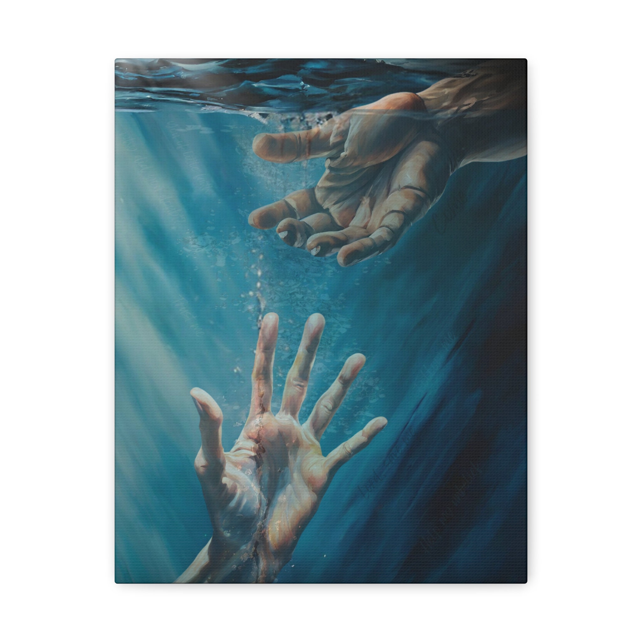 Jesus Save Me Hand of God Wall Art Gods Hand Come Follow Me Christian ...