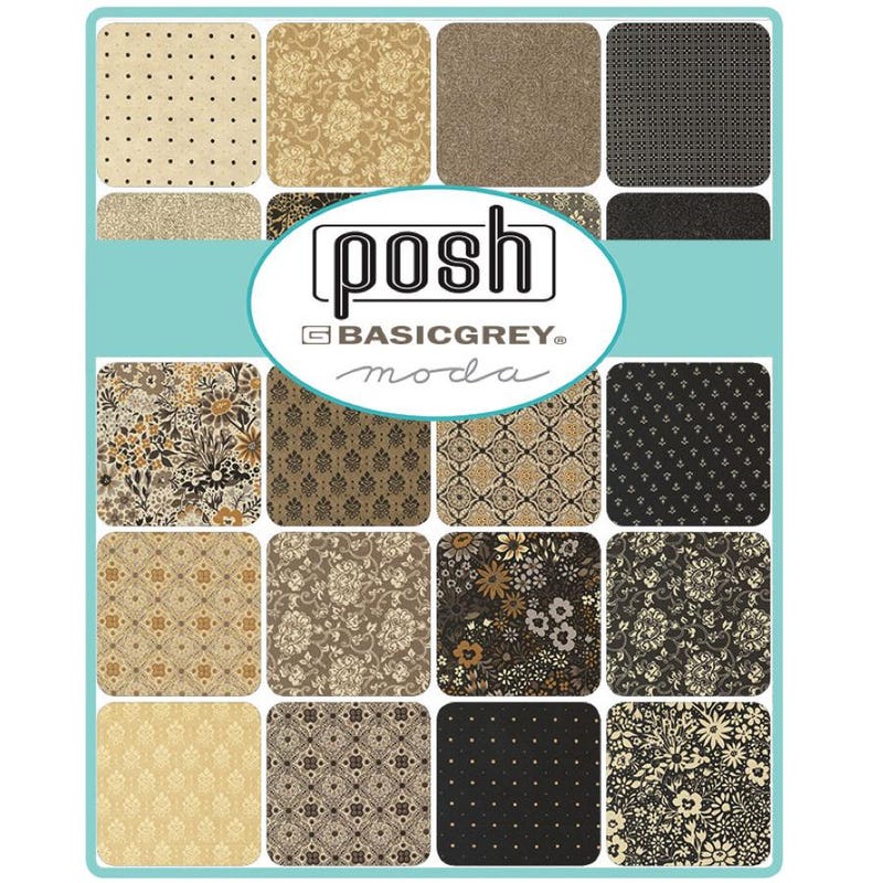 Posh Basic Gray Fabric - Etsy