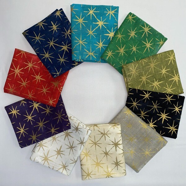 Metallic Stars - Etsy