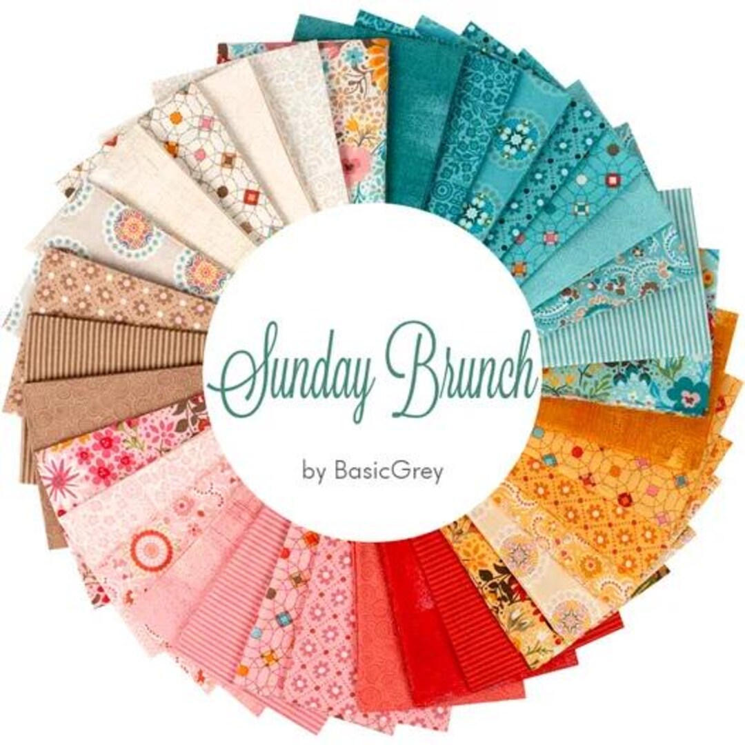 Sunday Brunch - 34 Fat Quarter Bundle by Basicgrey for Moda Fabrics - Etsy