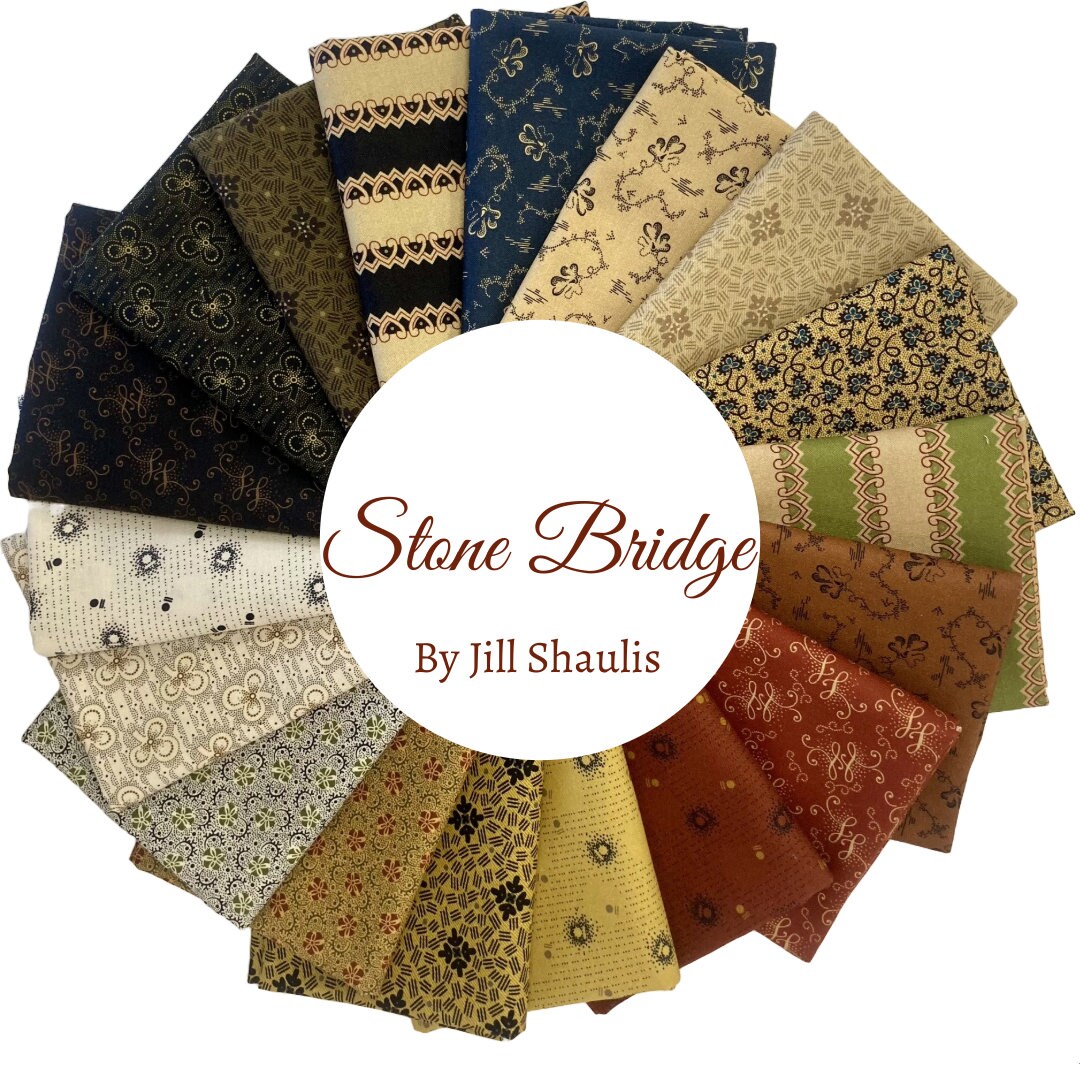 Stone Bridge - 18 Fat Quarter Bundle - Robert Kaufman Fabrics - Etsy