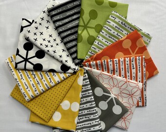 Comma swinging by Zen Chic for Moda Fabrics - Etsy