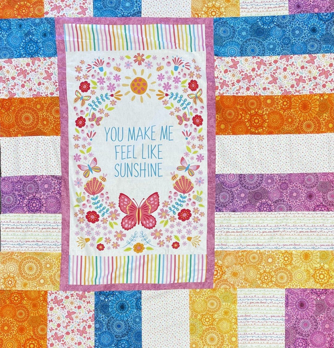 Sunshine Garden Finished Quilt 56" X 59" - Etsy