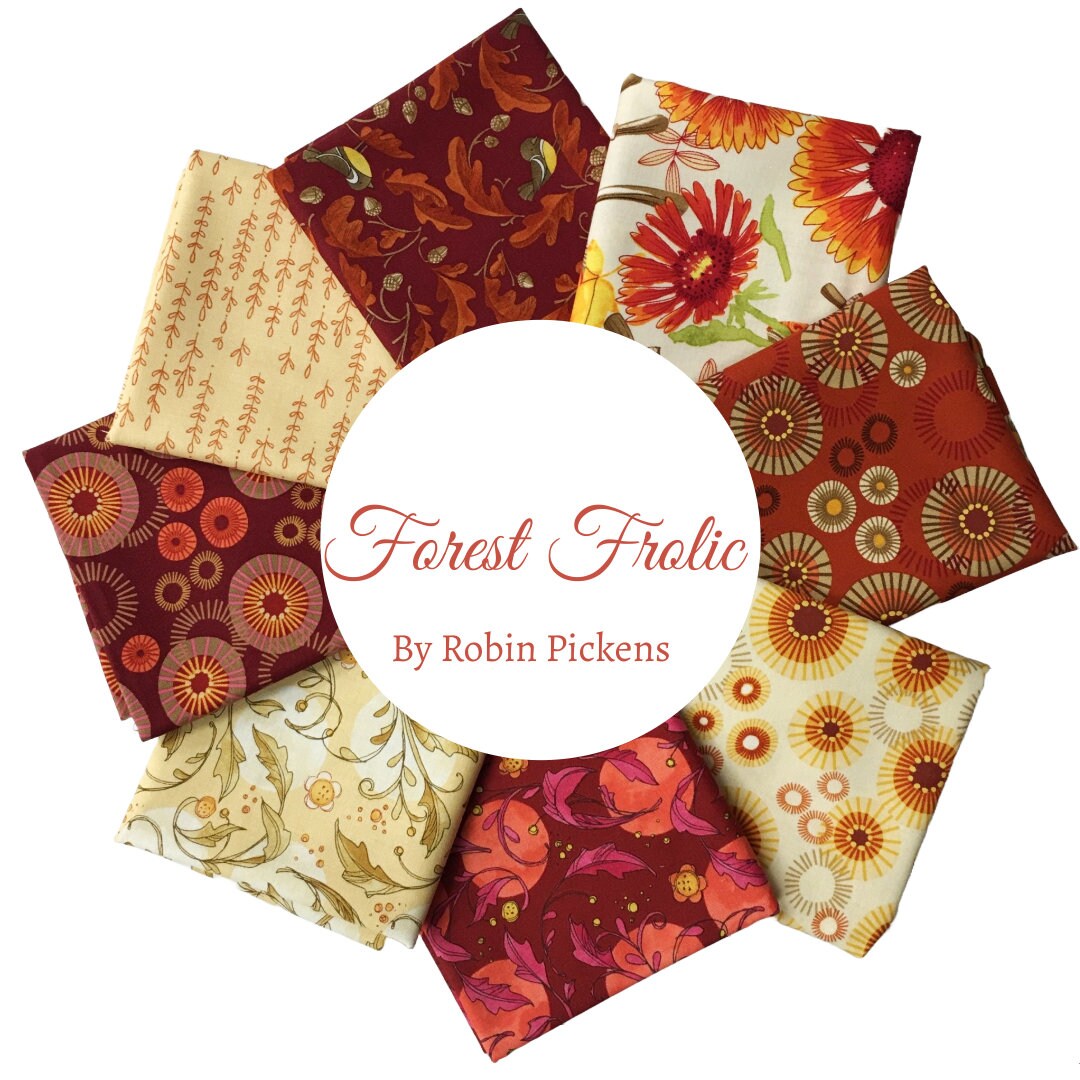 Forest Frolic 8 Fat Quarter Bundle by Robin Pickens for Moda Fabrics - Etsy