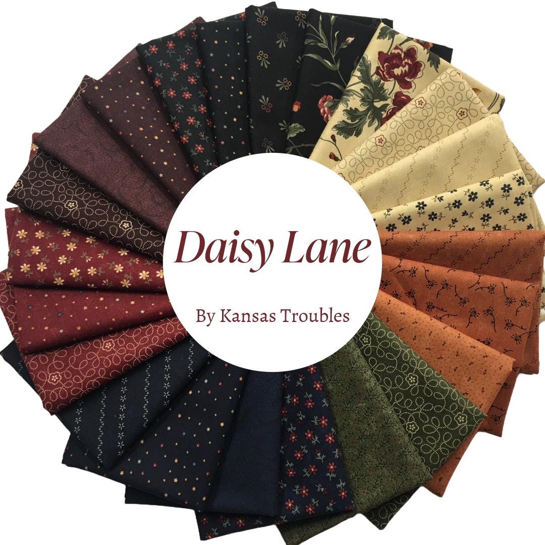 Daisy Lane - 23 Fat Quarter Bundle by Kansas Troubles for Moda Fabrics - Etsy