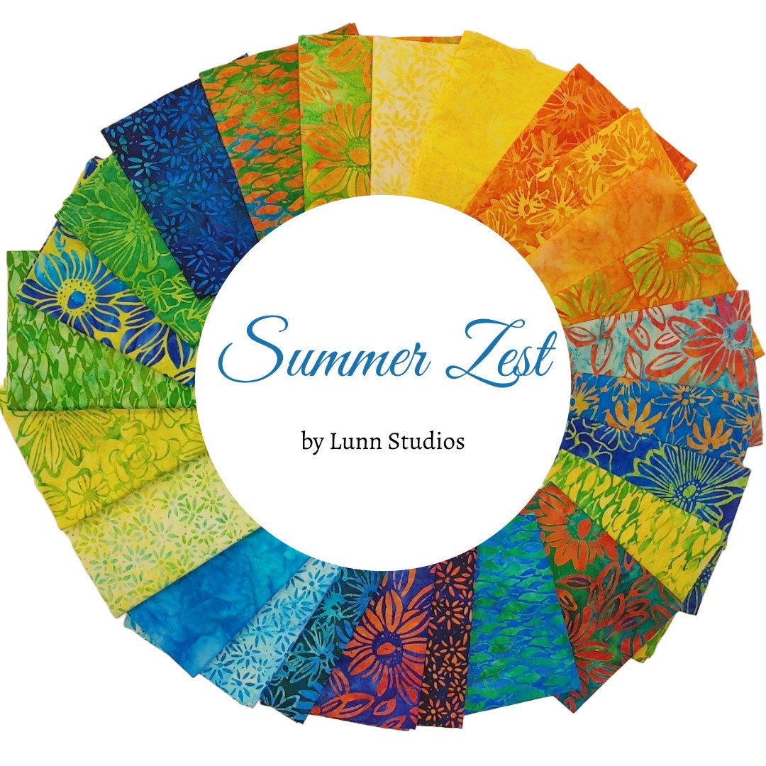 Summer Zest by Artisan Batiks-25 Fat Quarter Bundle - Etsy