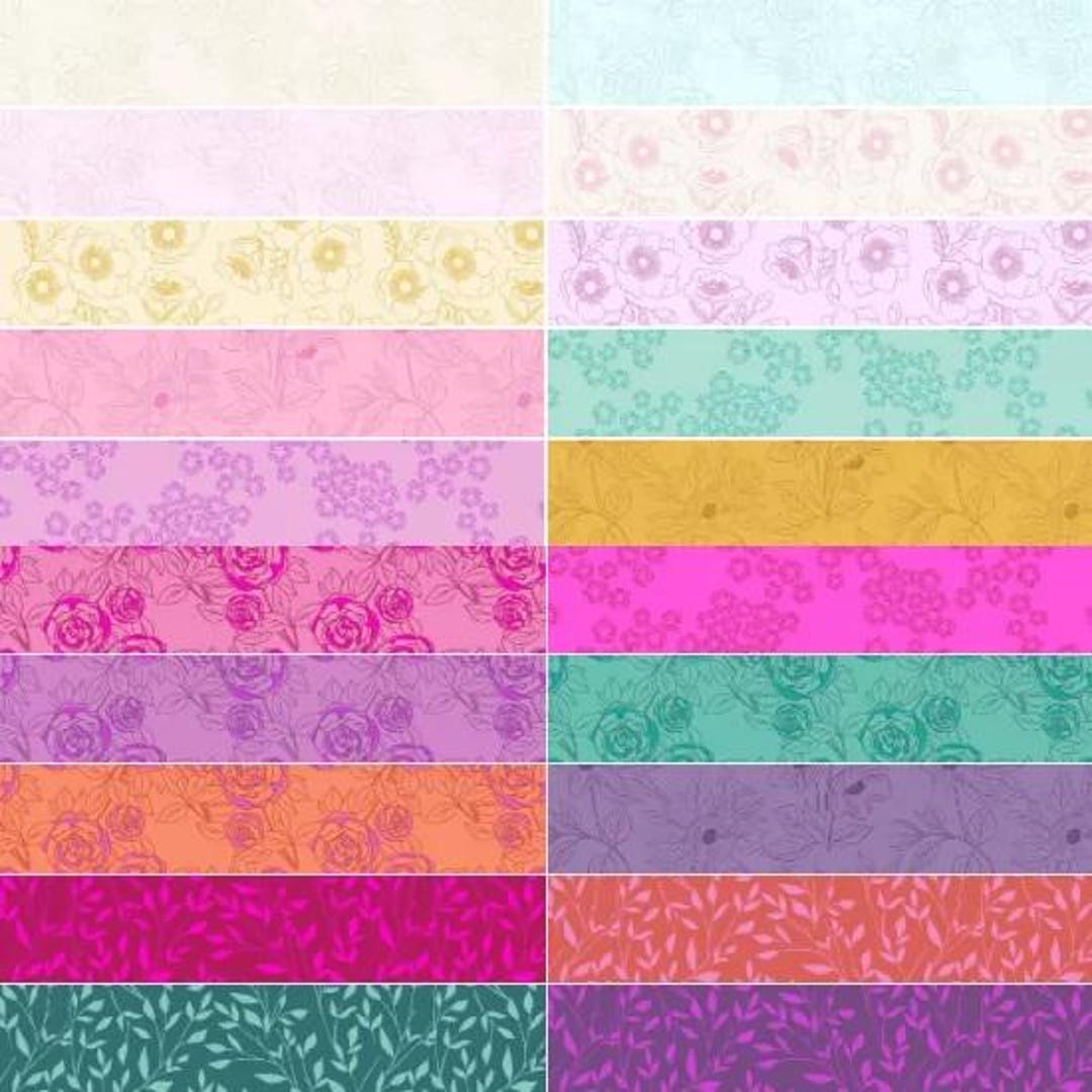 Color Me Pretty - 20 Fat Quarter Bundle by Stephanie Organes for ...