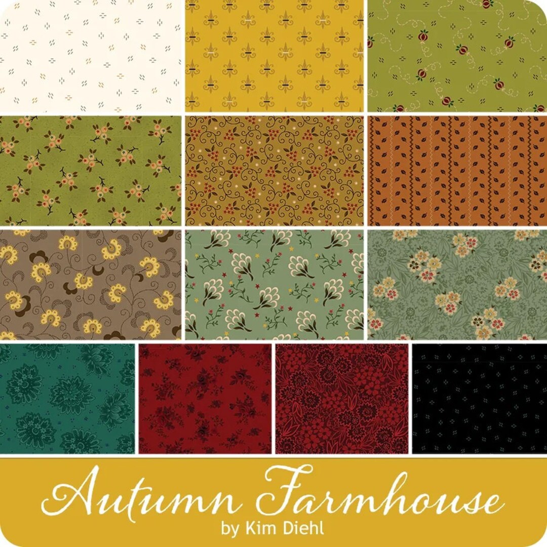 13 Piece Bundle - Autumn Farmhouse Kim Diehl - Henry Glass & CO - Etsy