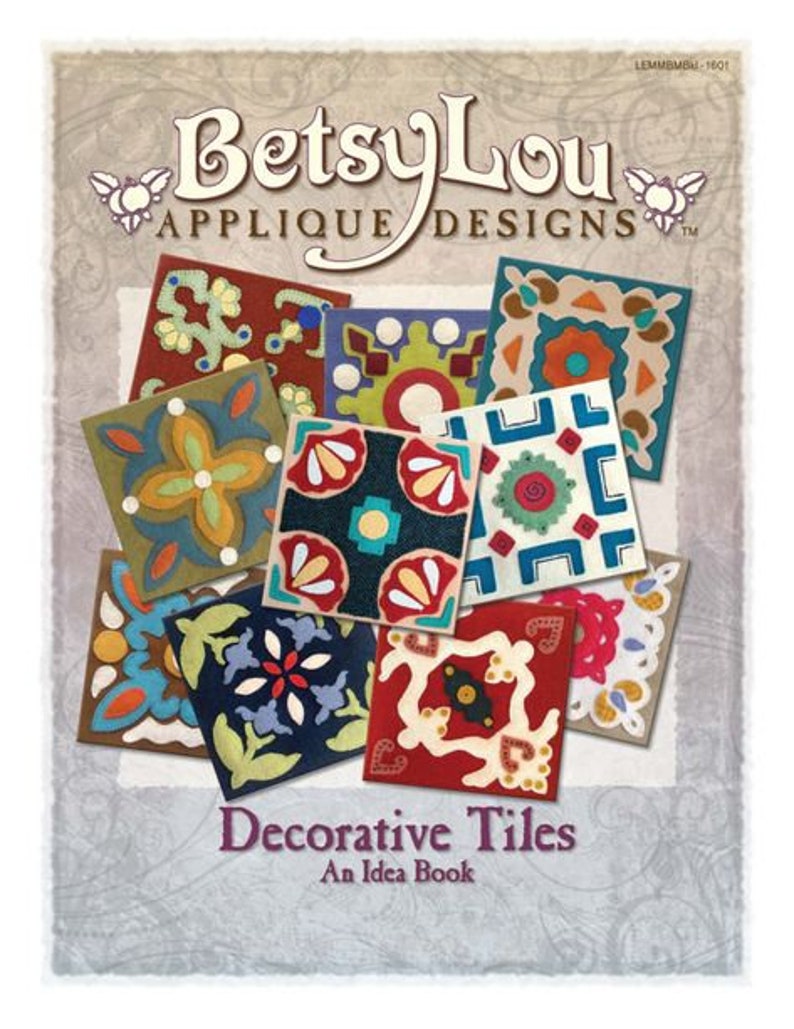 Betsy Lou Applique Designs Decorative Tiles Book - Etsy