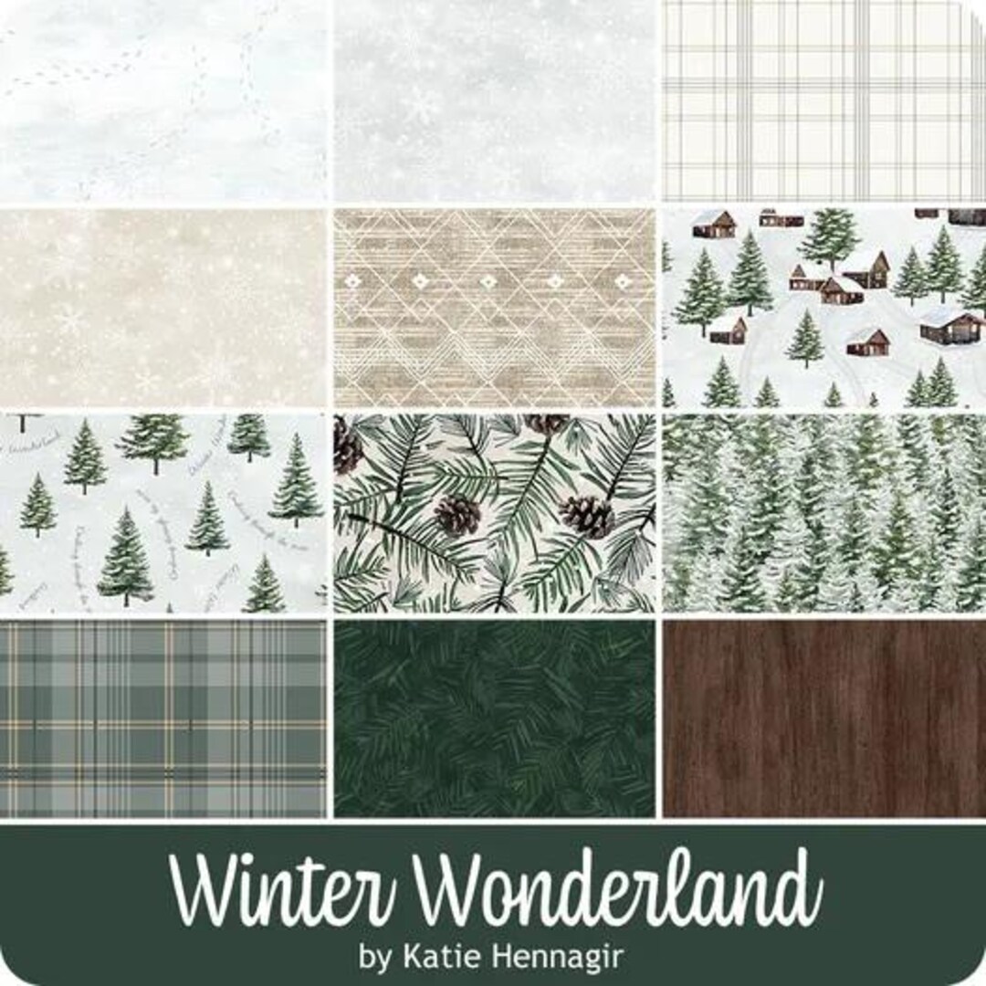 Winter Wonderland - 12 Fat Quarter Bundle by Katie Hennagir for ...