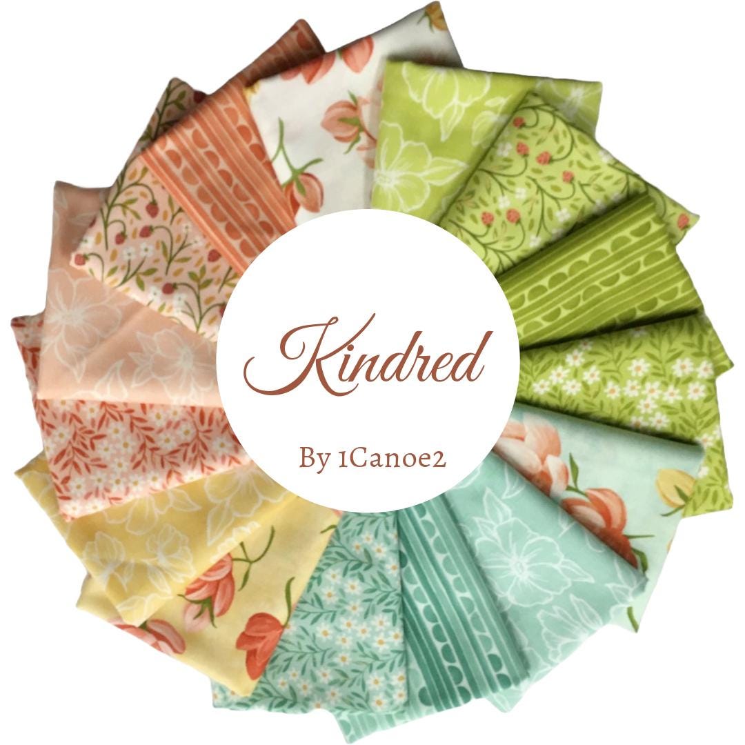 Kindred - 15 Fat Quarter Bundle by 1canoe2 for Moda Fabrics - Etsy