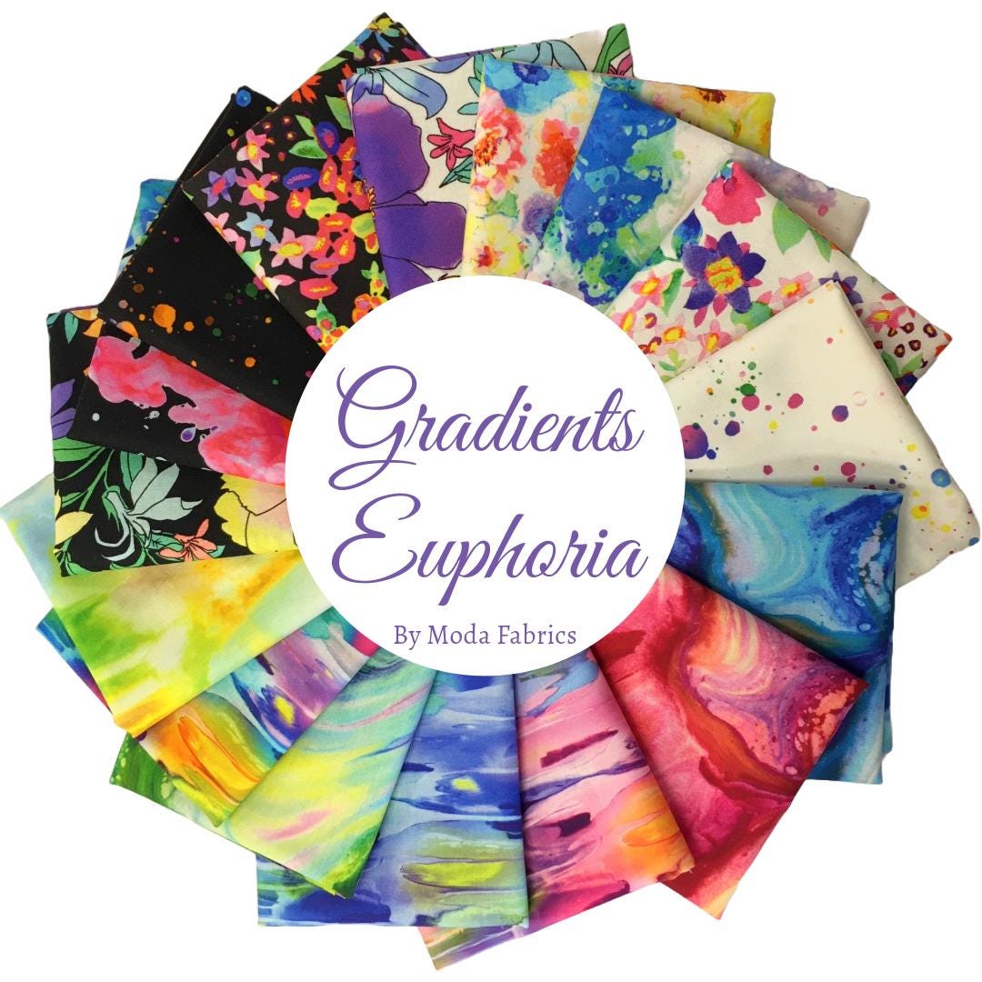 Gradients Euphoria - 16 Piece Bundle by Moda Fabrics - Etsy