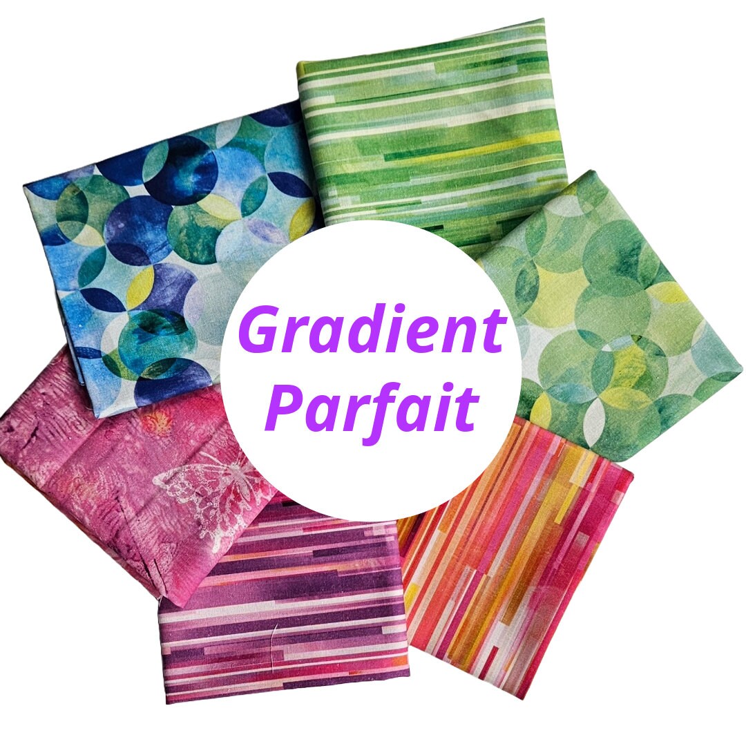 6 Fat Quarter Bundle Gradients Parfait Moda Fabrics - Etsy
