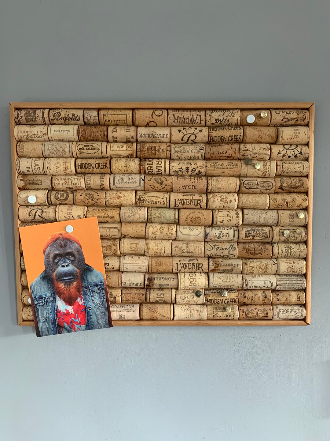 Hand Made Wine Cork Boards ~ 2 Sizes Available {each Board is Unique ...