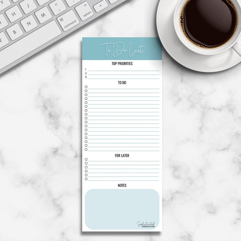 To Do List Notepad - Etsy