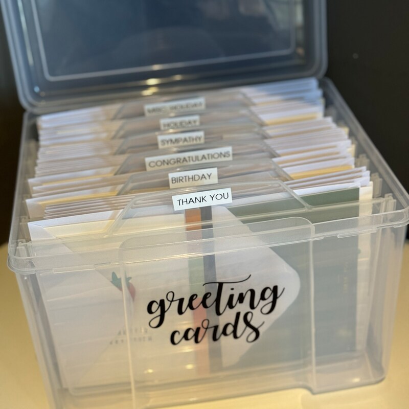 Greeting Card Storage Organizer - Etsy
