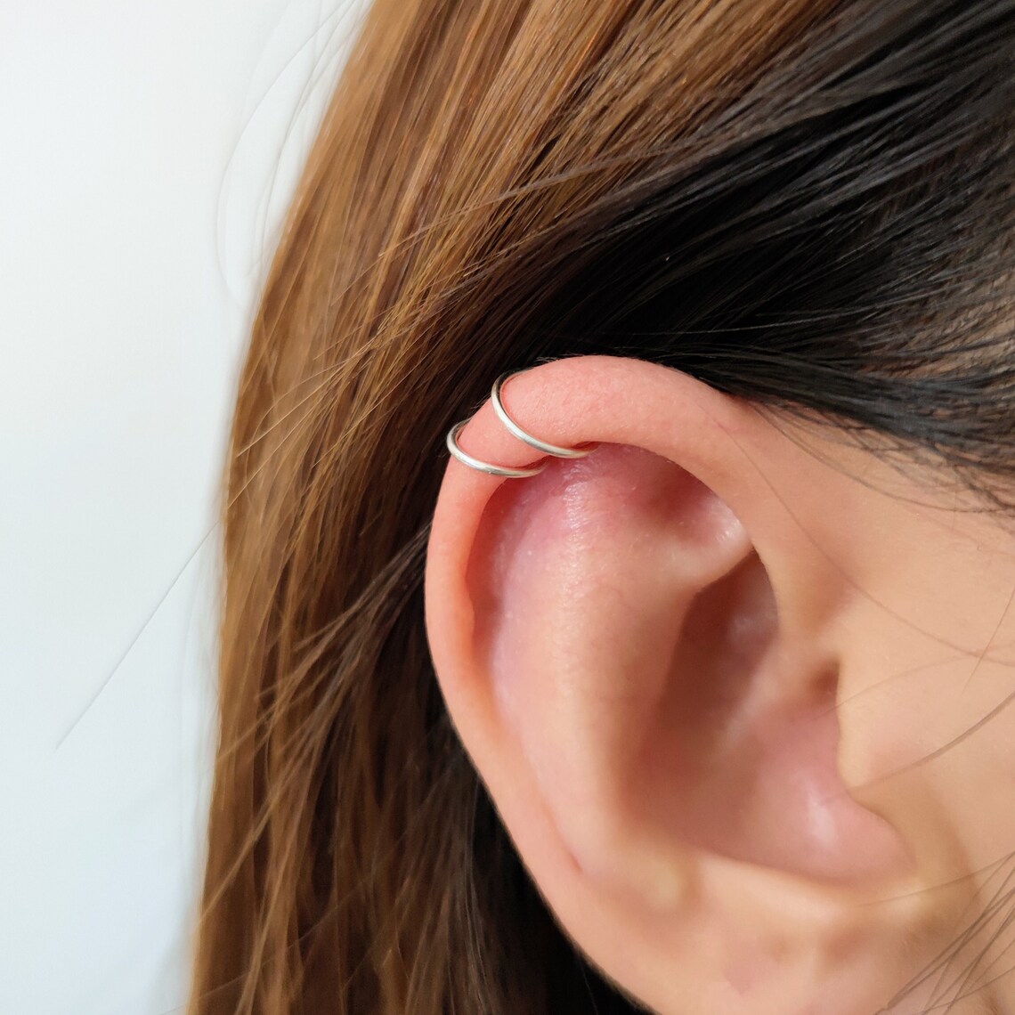 Gold Helix Hoop Small Helix Ring Tiny Helix Hoop Gold Helix - Etsy