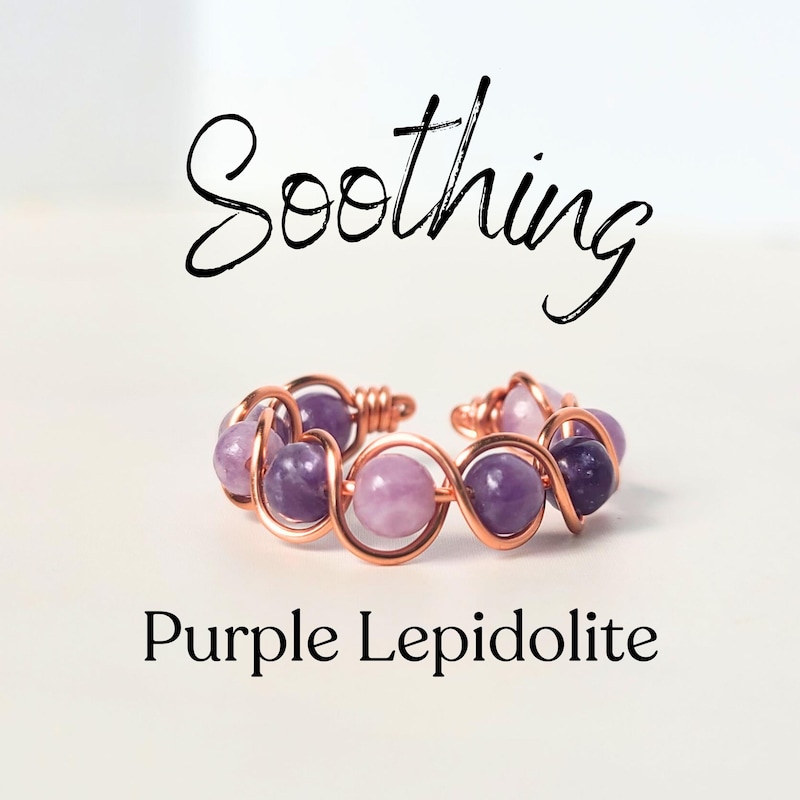 Purple Fidget Ring Gold - Etsy