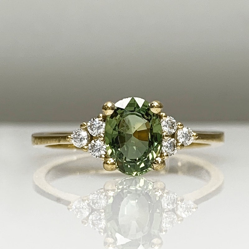 Saffire Ring for Women - Etsy