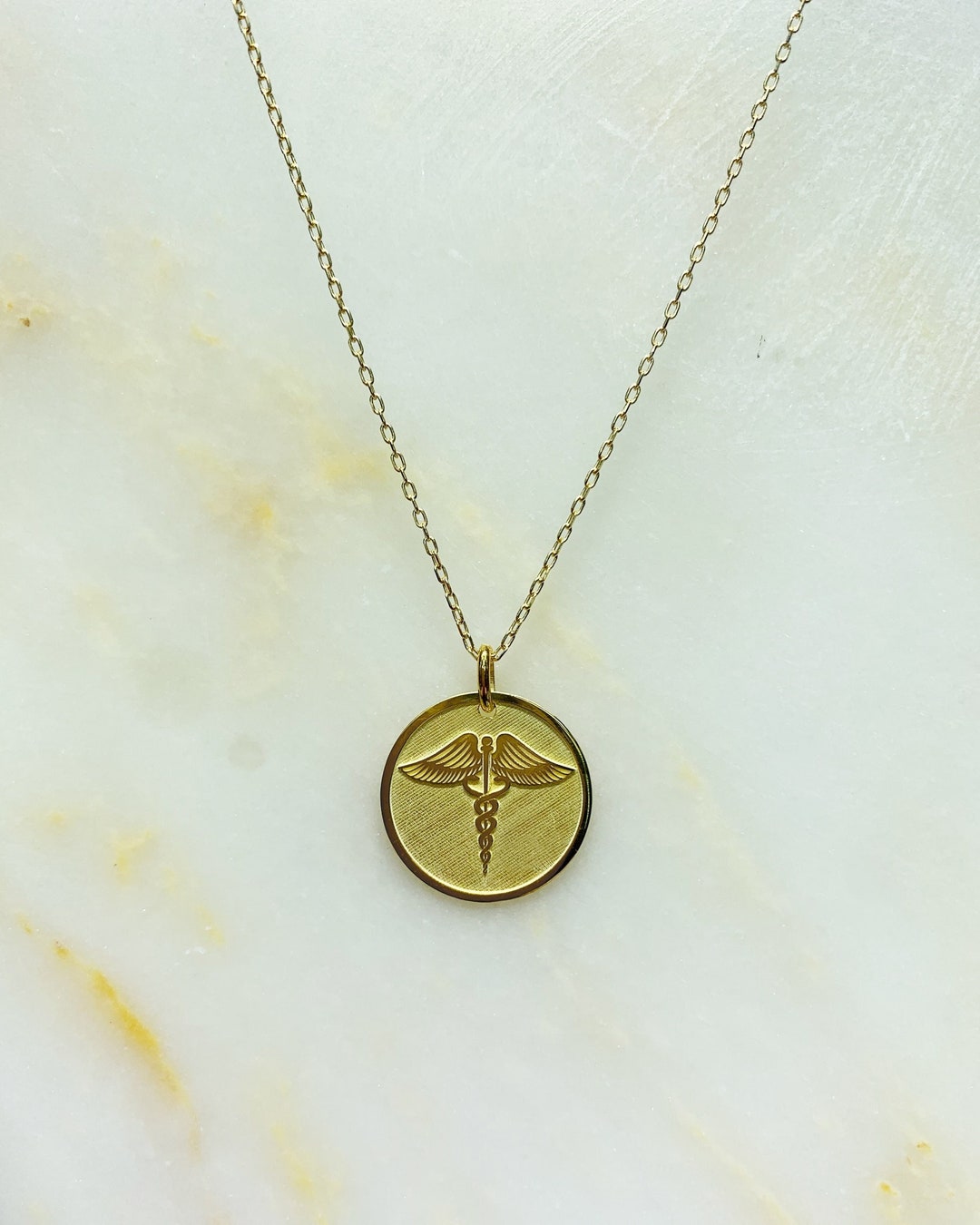 Personalized Layered Necklace, Handmade Doctor & Nurse Pendant, Best ...