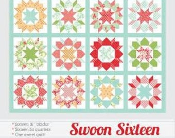 Swoon Sixteen Quilt Pattern by Thimble Blossoms TB188 - Etsy