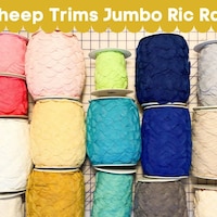 Jumbo Rick Rack in 49 COLORS - 1 13/32 Inch Polyester Sewing Trim by ...