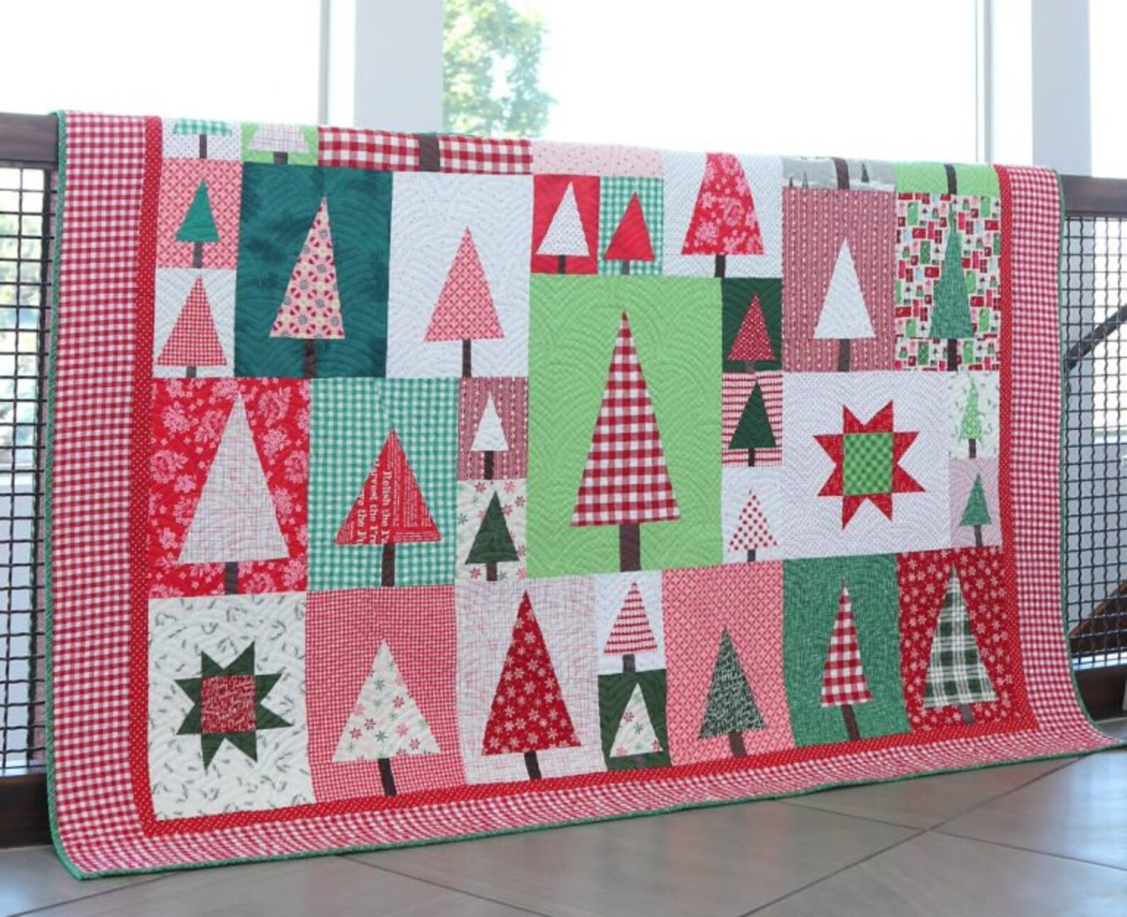 Pine Hollow Patchwork Forest Quilt Pattern by Amy Smart - Etsy