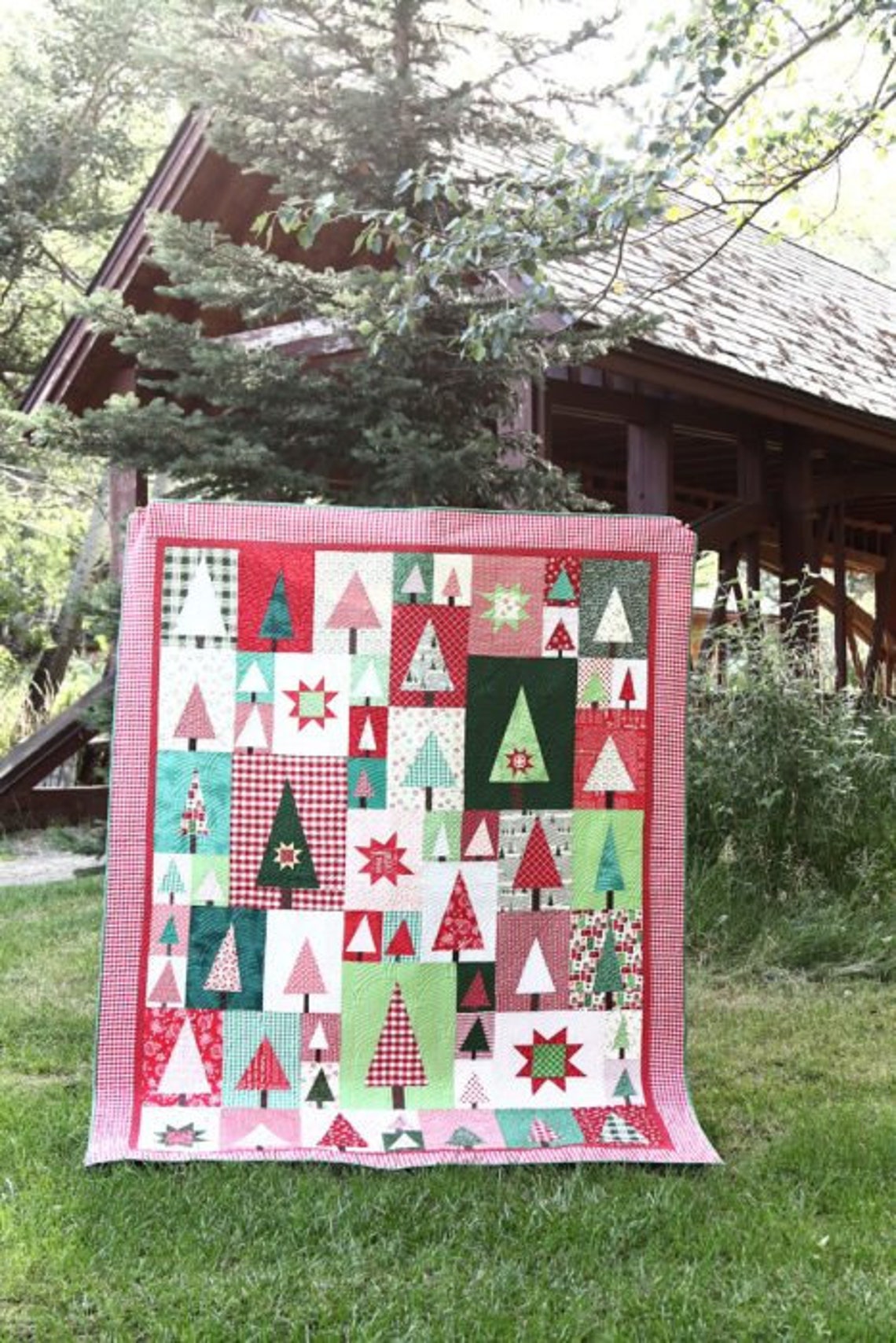 Pine Hollow Patchwork Forest Quilt Pattern by Amy Smart (physical Copy ...
