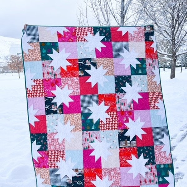 Christmas Star Quilt - Etsy