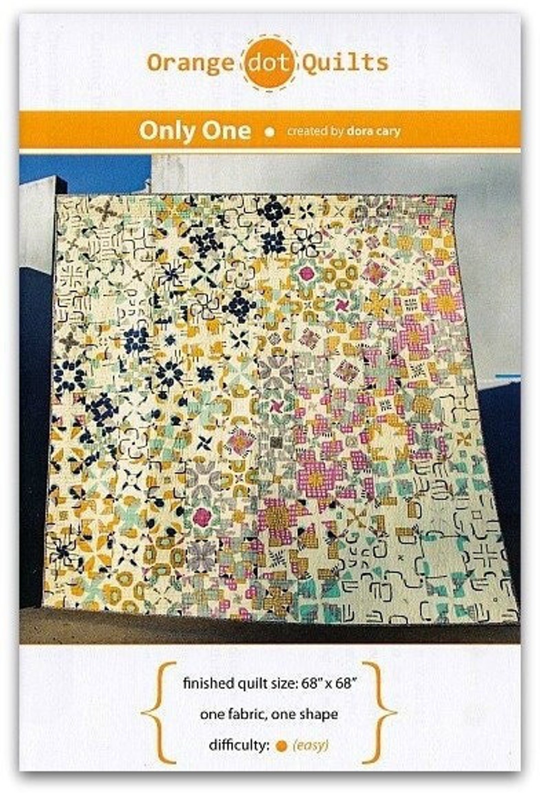 Only One Quilt Pattern by Orange Dot Quilts (physical Copy) - Etsy