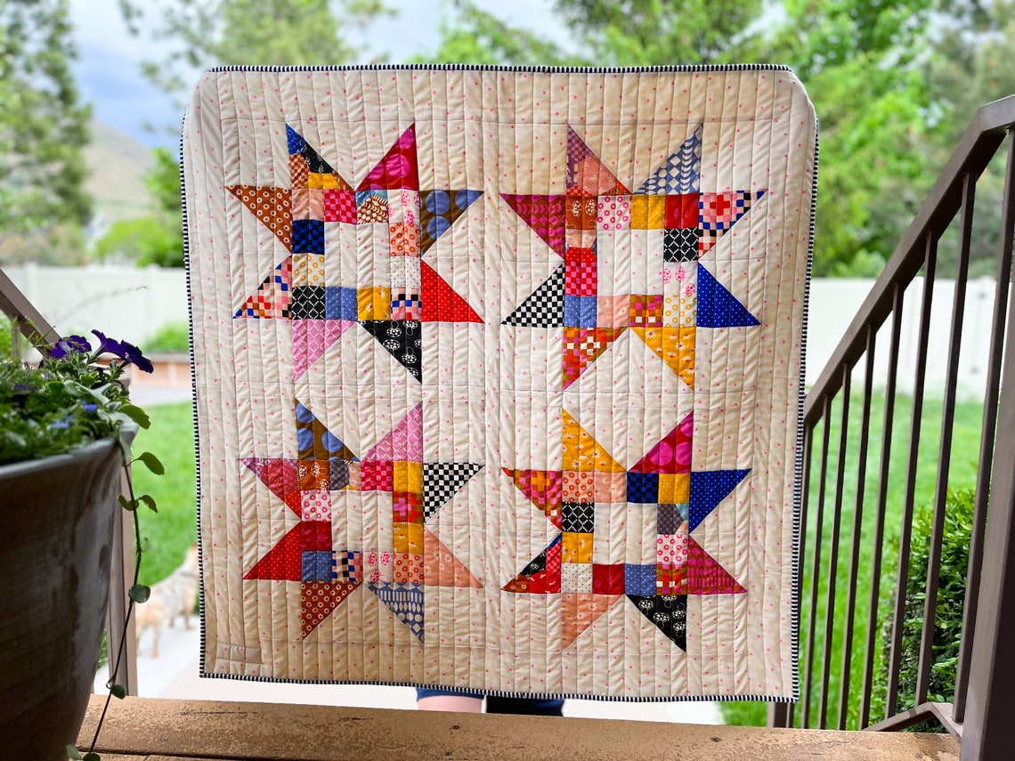 Quilty Stars Quilt Pattern by Quilty Love- PHYSICAL COPY - Etsy