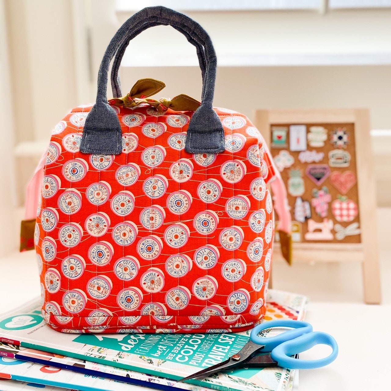 Aunties Two Patterns Mini Poppins Bag STAYS ONLY - Etsy UK