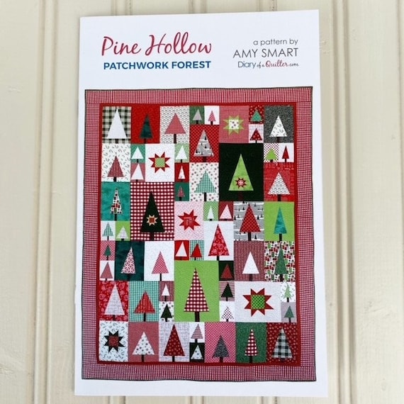 Pine Hollow Patchwork Forest Quilt Pattern by Amy Smart - Etsy