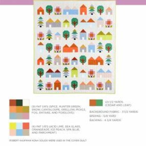 Tiny Town Quilt Pattern by Pen and Paper Patterns (physical Copy) - Etsy