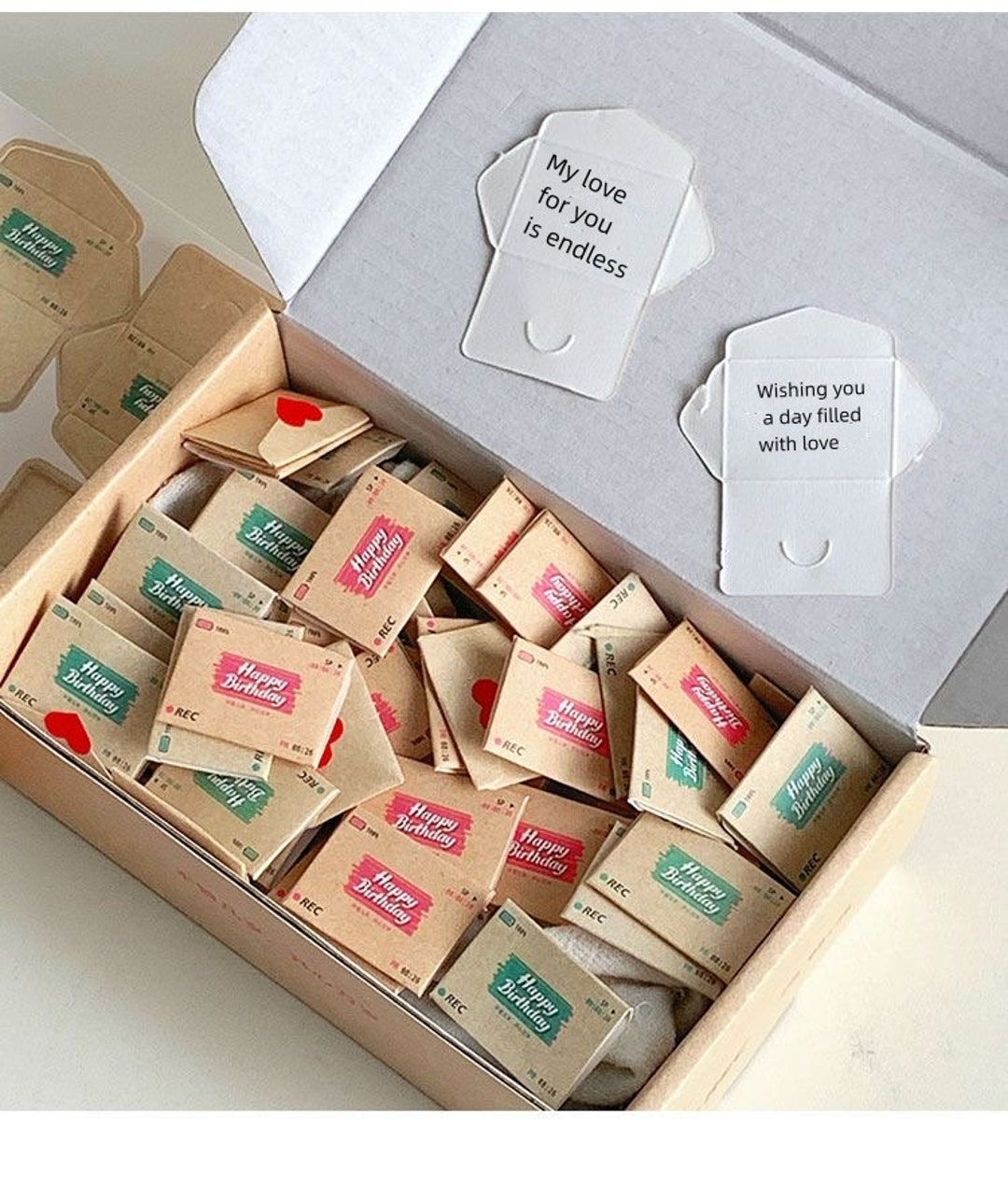 Cute Tiny Love Notes, Birthday Tiny Notes,personalized Love Notes ...