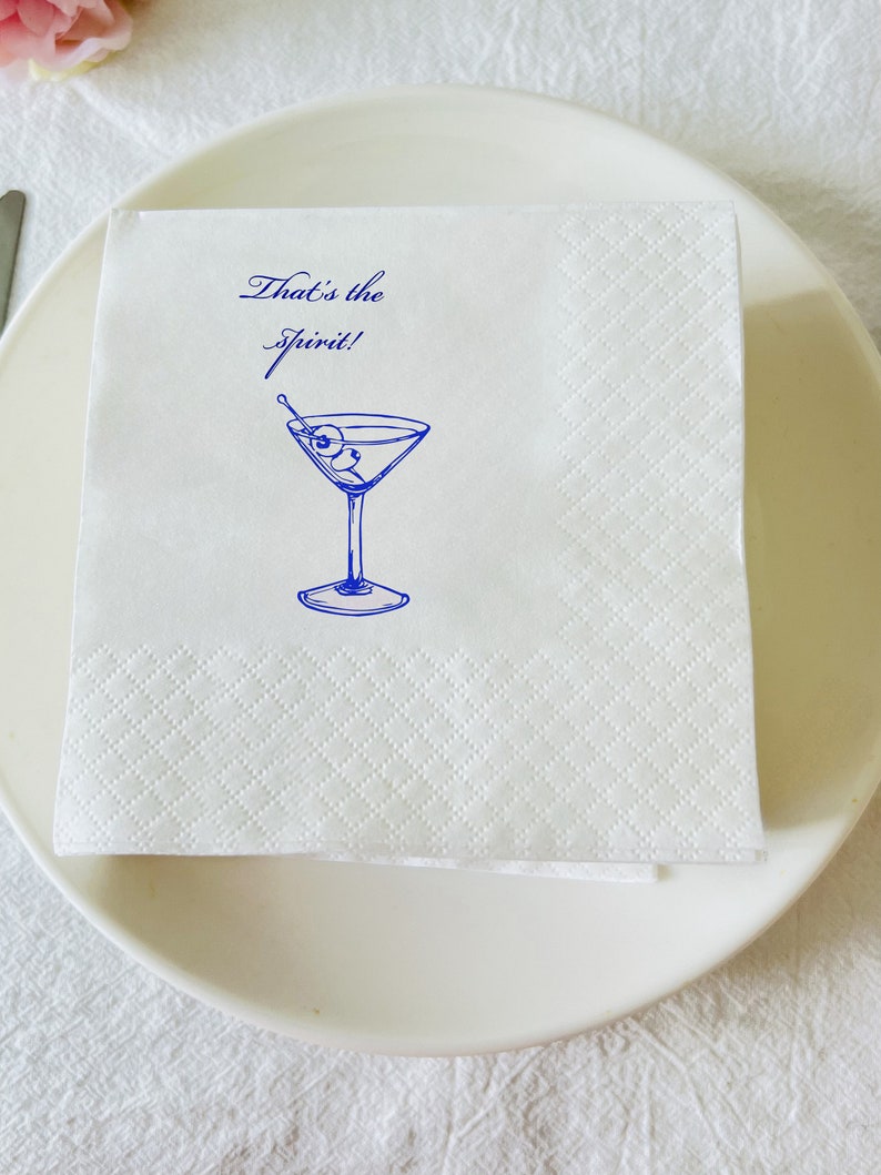 Custom Glass Names Napkins, Custom Party Napkins, Personalized Wedding ...