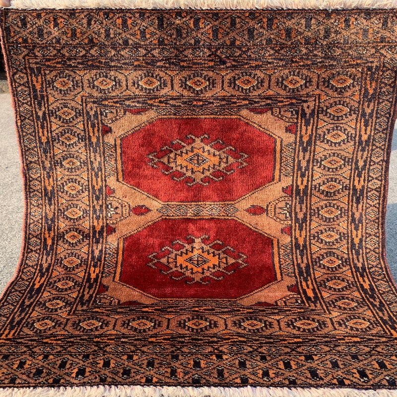 Square 2x2 Vintage Rug - Etsy UK