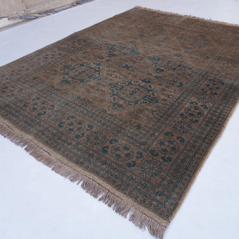 Low Pile 7x5 Wool Rug - Etsy