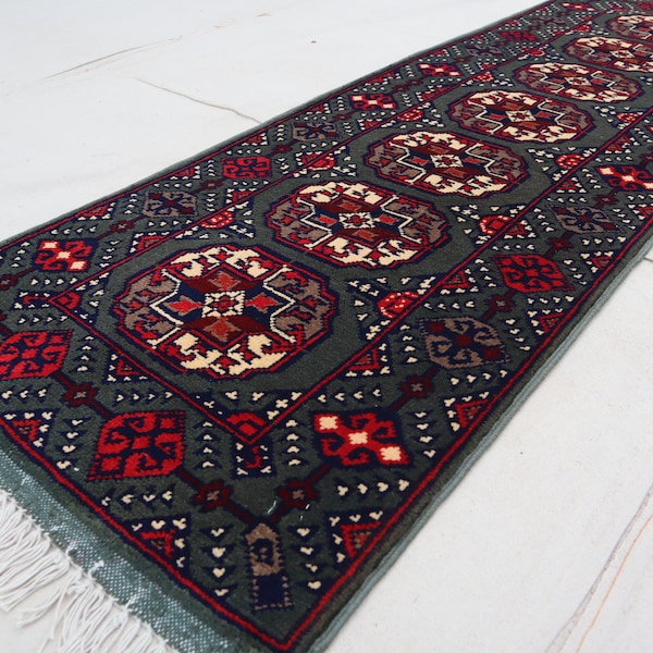 Dark Green Runner Rug - Etsy