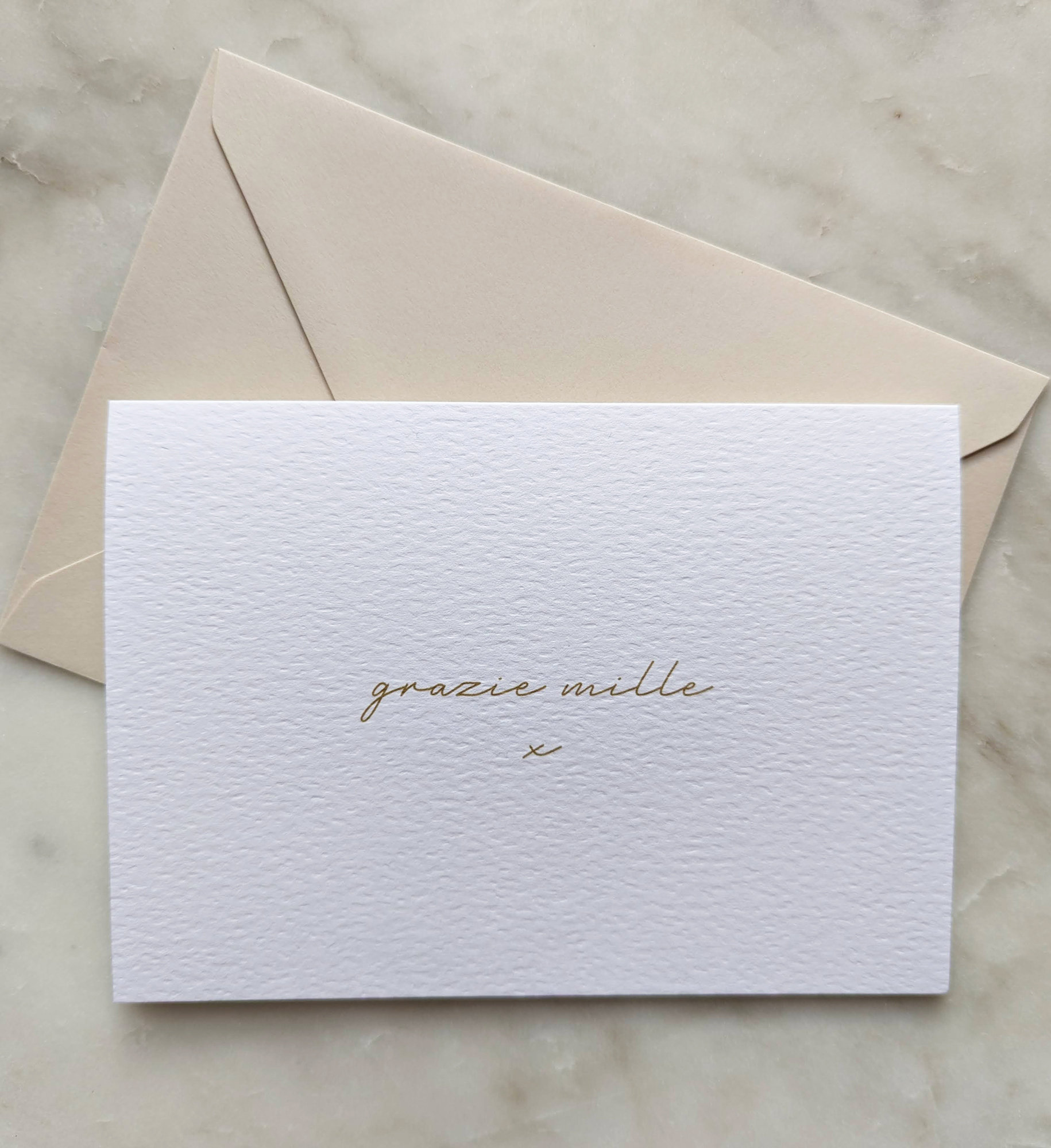 Pack of A6 Thank You Cards | Grazie Mille, Merci Beaucoup, Thank You ...