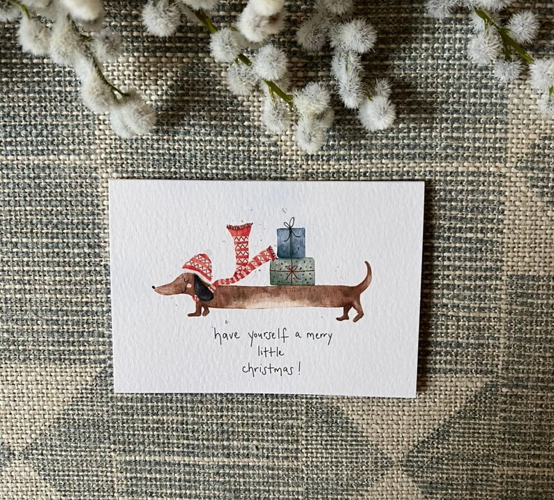 Multipack Mini Christmas Cards | Hand Illustrated | 1 Design per Pack ...