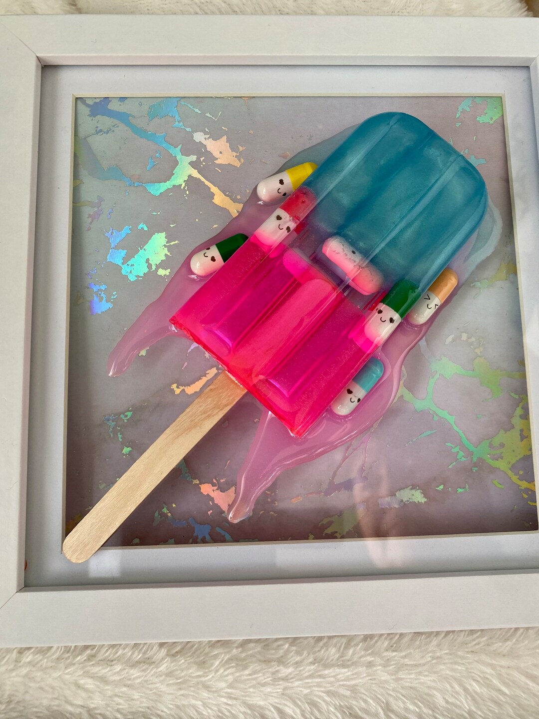 3D Melting Lolly Art - Etsy