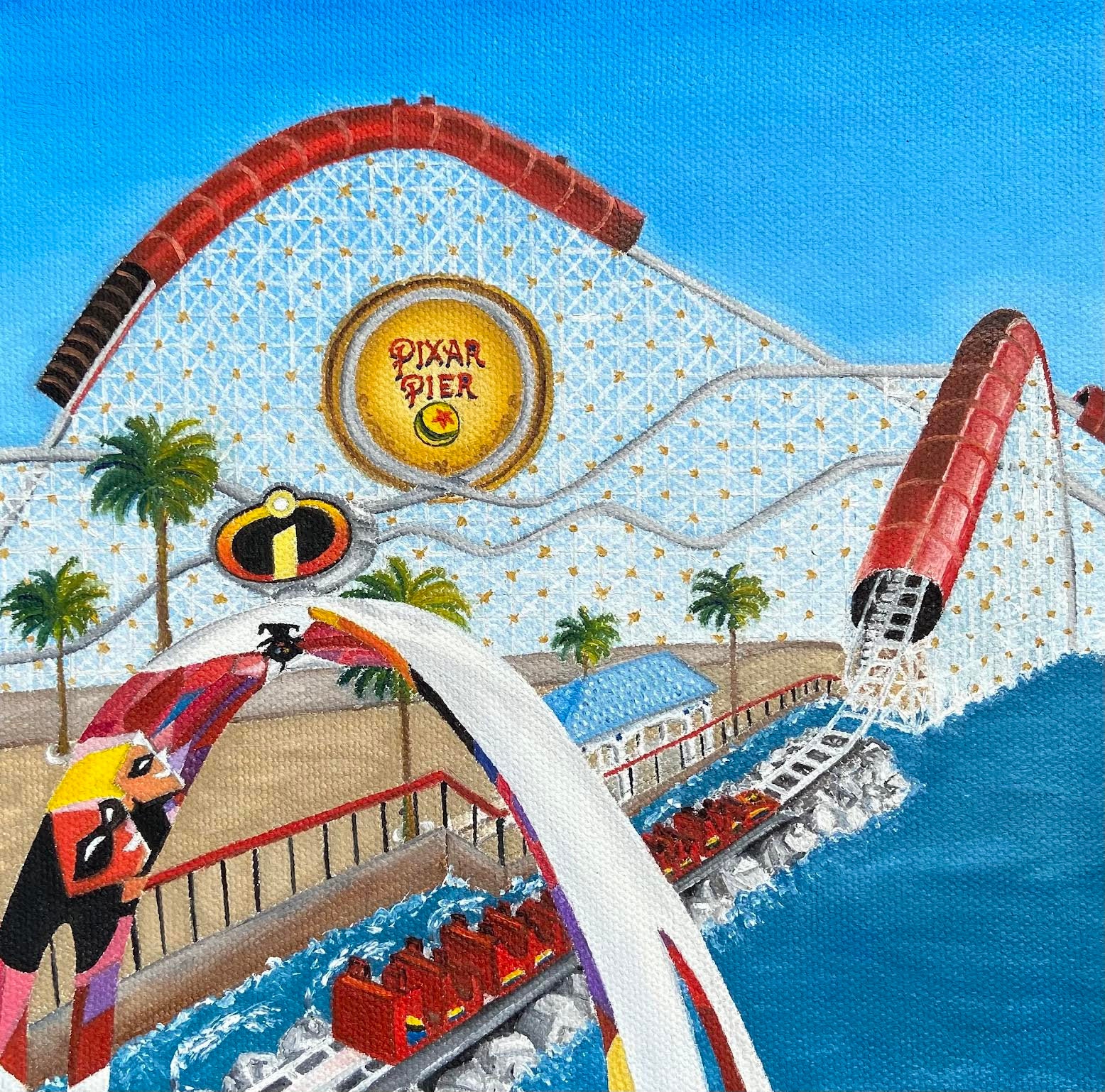 Incredicoaster Oil Painting Print - Etsy UK